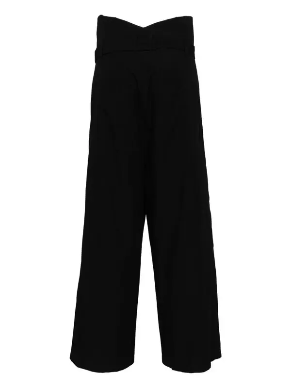 Y’s High-waisted Cotton Trousers