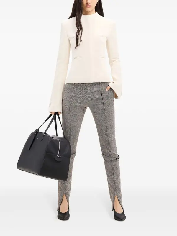 COURREGES Heritage Concealed-fastening Crepe Jacket - White