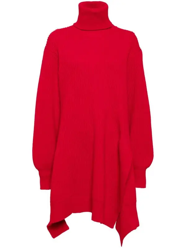 Yohji Yamamoto Roll-neck Asymmetric Jumper