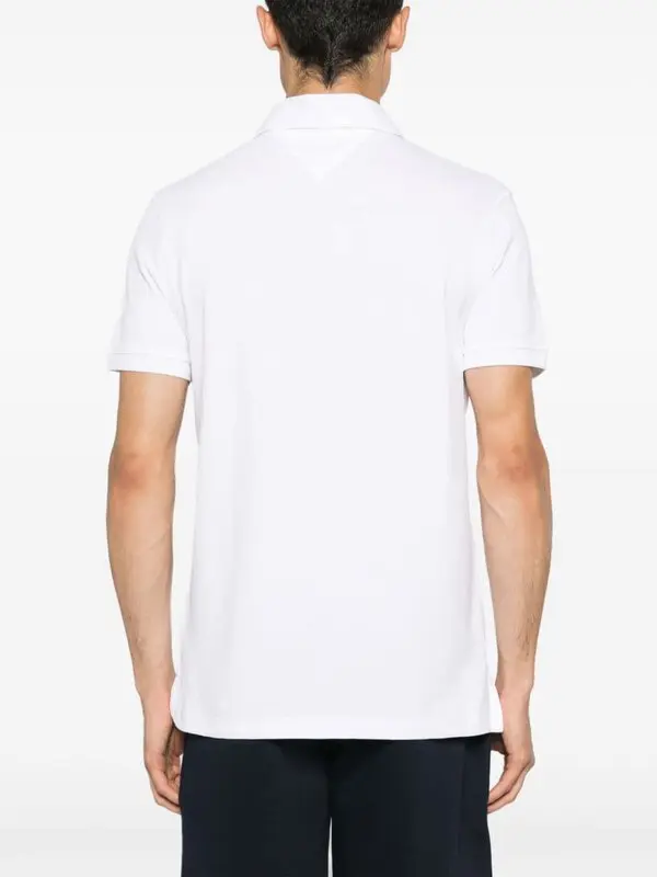Tommy Hilfiger Logo-embroidered Polo Shirt - White