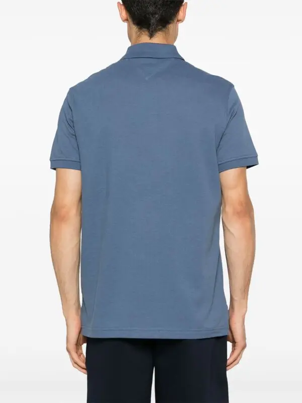 Tommy Hilfiger Logo-embroidered Polo Shirt - Blue
