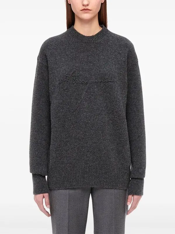 FERRAGAMO Virgin Wool Crew Neck Sweater