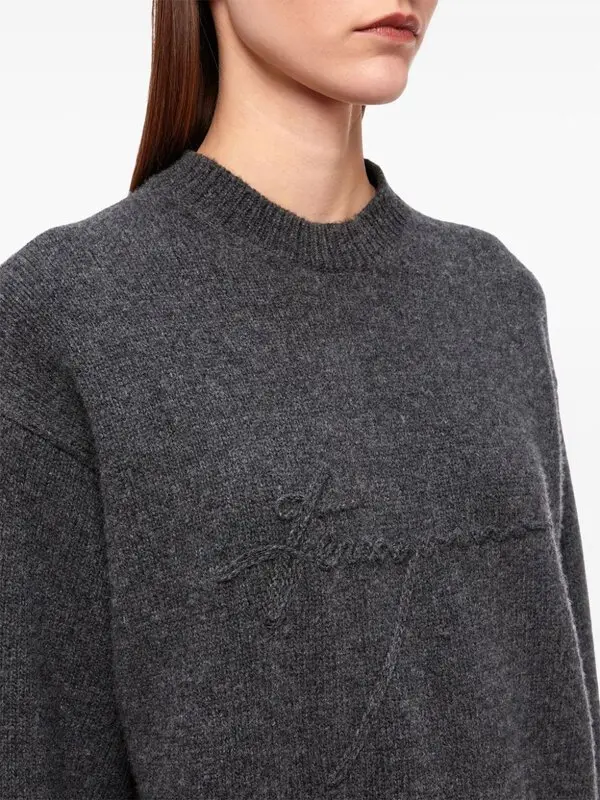 FERRAGAMO Virgin Wool Crew Neck Sweater