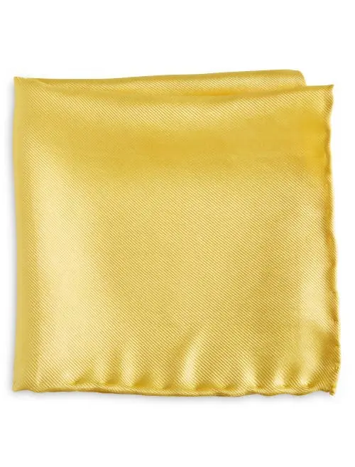 OAK HILL PREMIUM BY DXL Big & Tall Silk Pocket Square - Canary