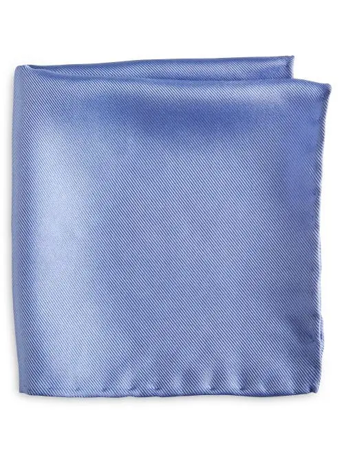 OAK HILL PREMIUM BY DXL Big & Tall Silk Pocket Square - Periwinkle