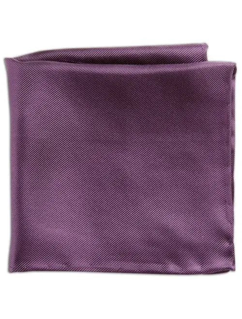 OAK HILL PREMIUM BY DXL Big & Tall Silk Pocket Square - Plum