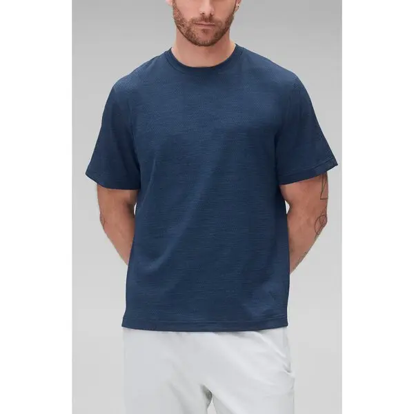 Reigning Champ Solotex® Mesh Tiebreak Performance T-shirt - Maritime