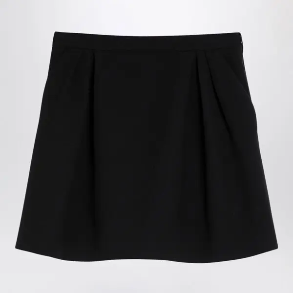 Alessandra Rich Mini Wrap Skirt In Pied De Poule