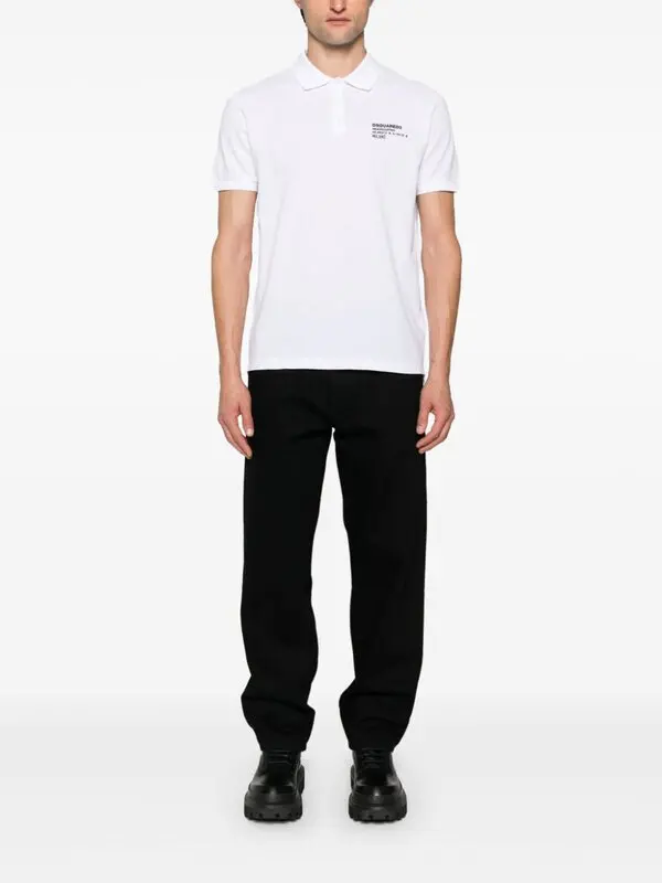 Dsquared2 Logo-print Polo Shirt - White