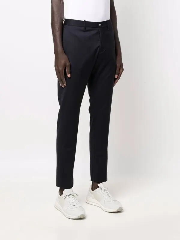 NINE:INTHE:MORNING Slim-cut Chino Trousers - Blue