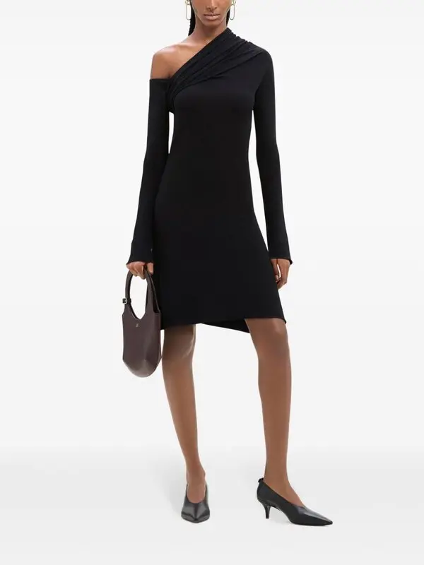COURREGES Asymmetric Twist Mini Dress