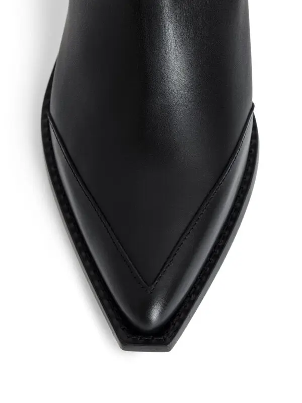 Zadig&Voltaire Cara 70mm Leather Boots - Black