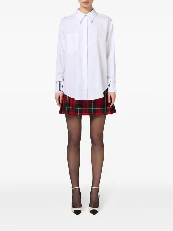 Elisabetta Franchi Logo-print Shirt - White