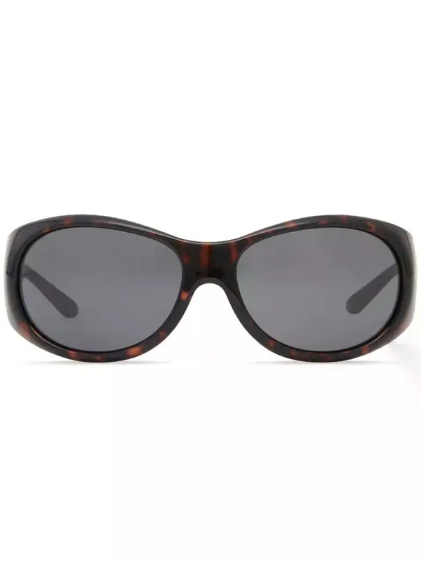 COURREGES Hybrid 01 Acetate Sunglasses - Brown