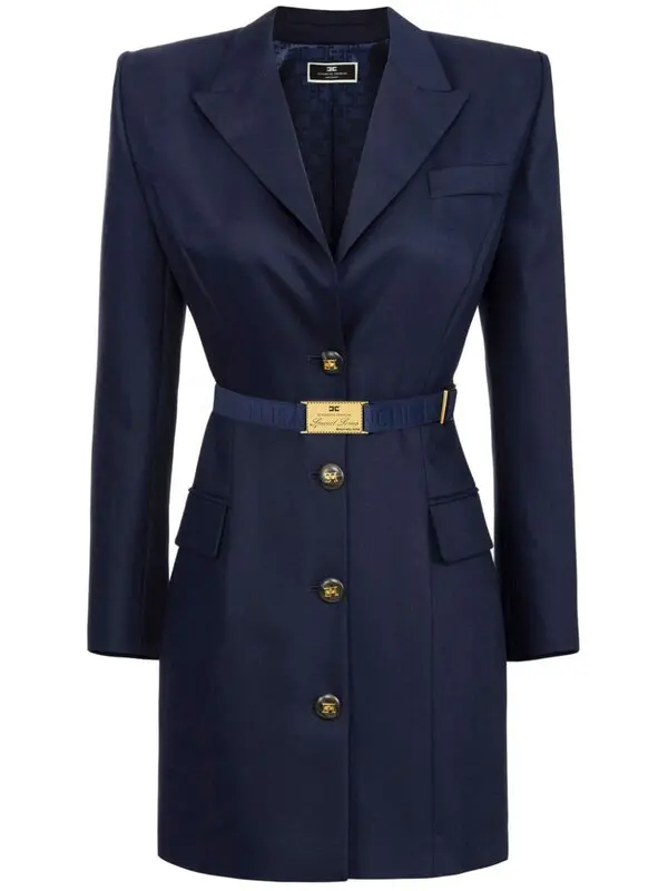 Elisabetta Franchi Belted Coat Dress