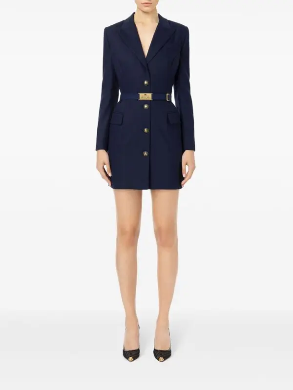 Elisabetta Franchi Belted Coat Dress