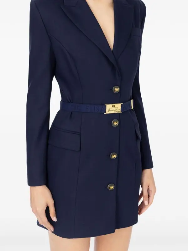 Elisabetta Franchi Belted Coat Dress