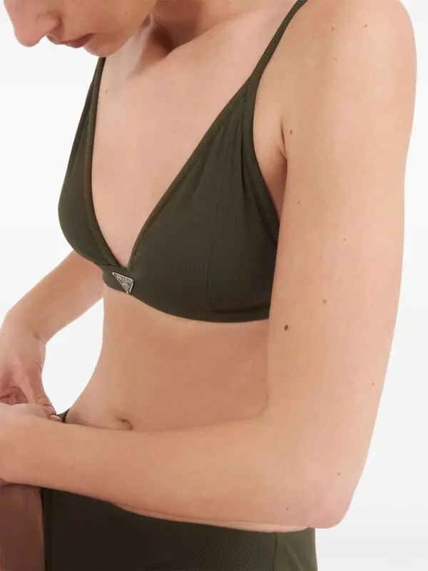 Prada Fine-ribbed Bikini Bottom