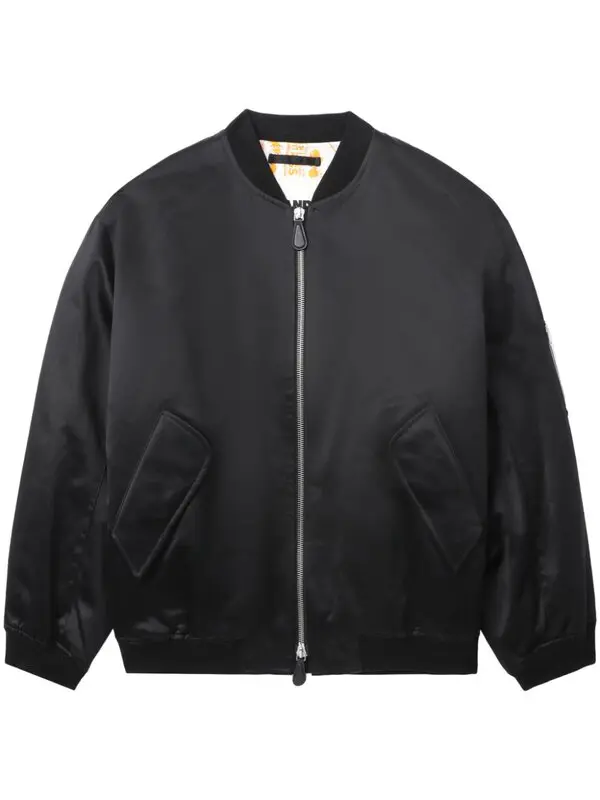JIL SANDER Zipped Sleeve Bomber Jacket
