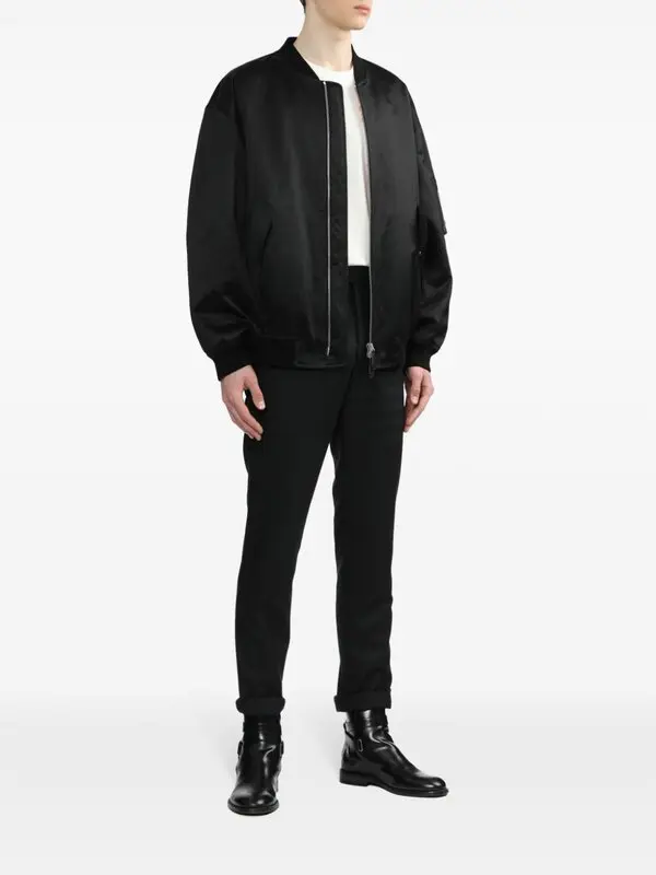 JIL SANDER Zipped Sleeve Bomber Jacket