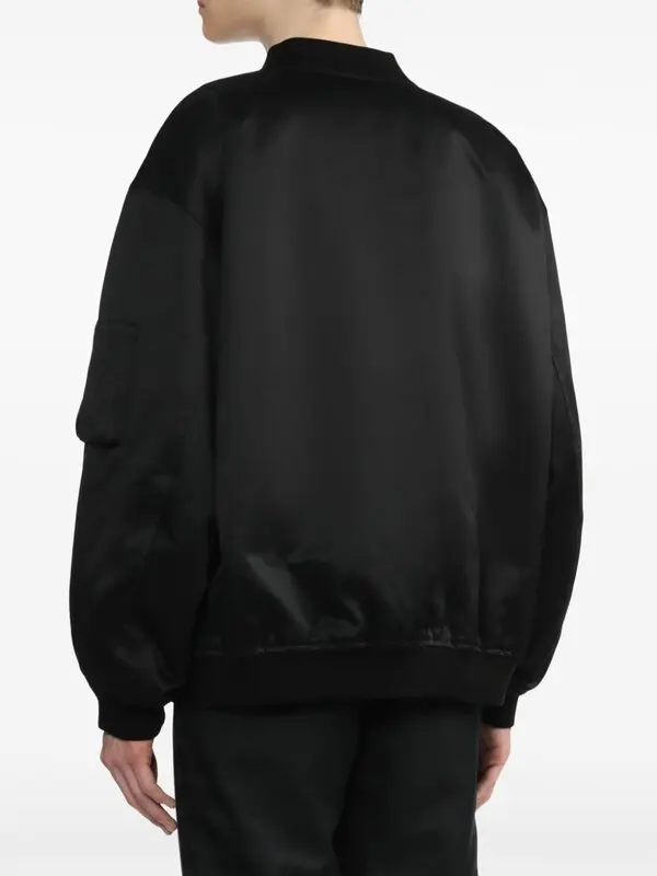 JIL SANDER Zipped Sleeve Bomber Jacket