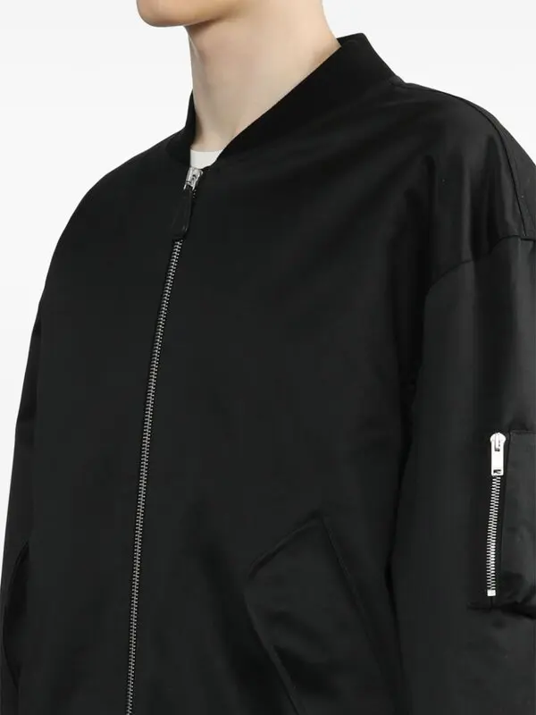 JIL SANDER Zipped Sleeve Bomber Jacket