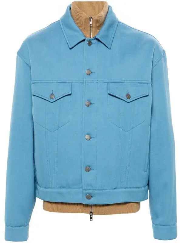 Moschino High-neck Layered Jacket