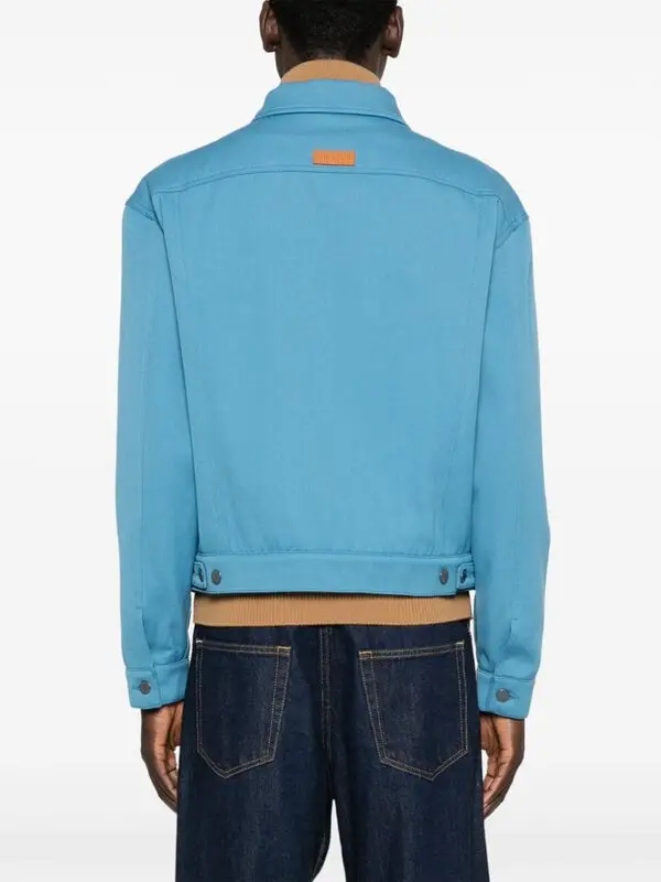 Moschino High-neck Layered Jacket