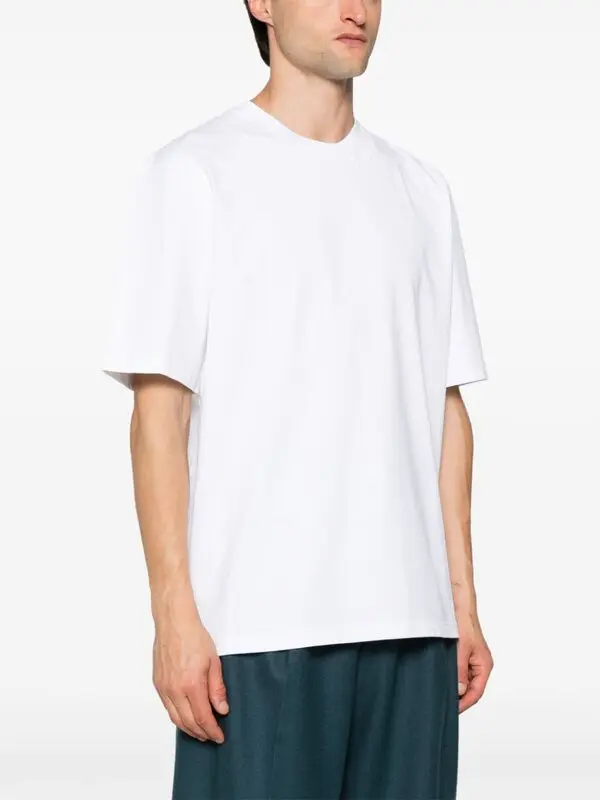 Marni Logo-patch Cotton T-shirt - White