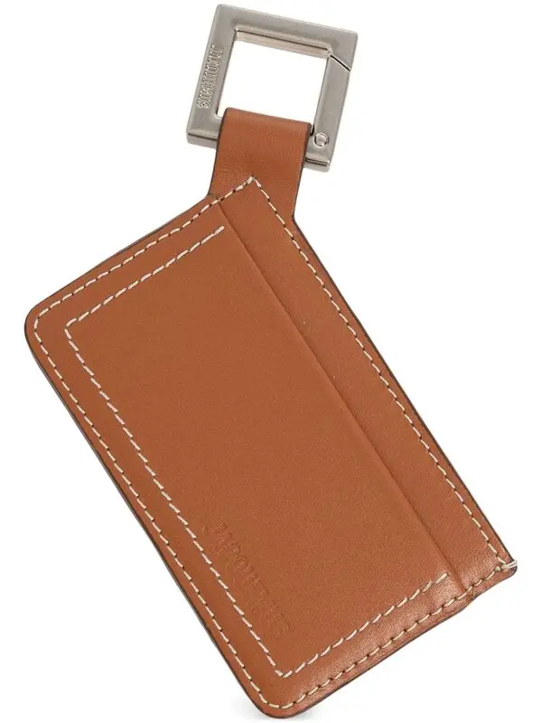 Jacquemus Cuerda Leather Cardholder - Brown