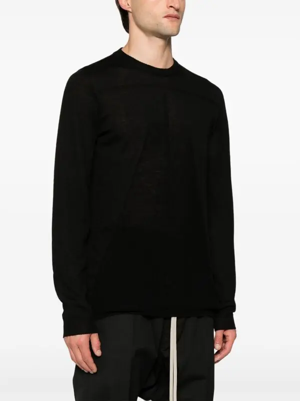 Rick Owens Biker Level Virgin-wool Jumper