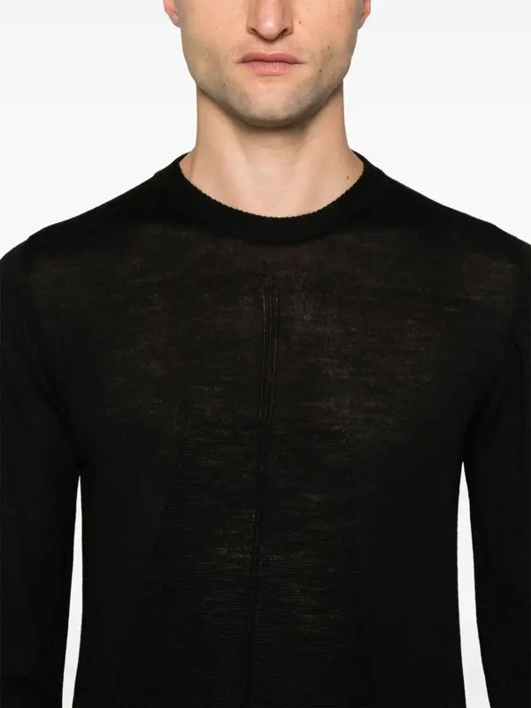 Rick Owens Biker Level Virgin-wool Jumper