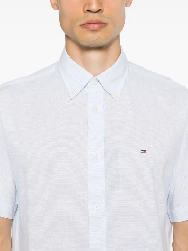 Tommy Hilfiger Striped Cotton-blend Shirt