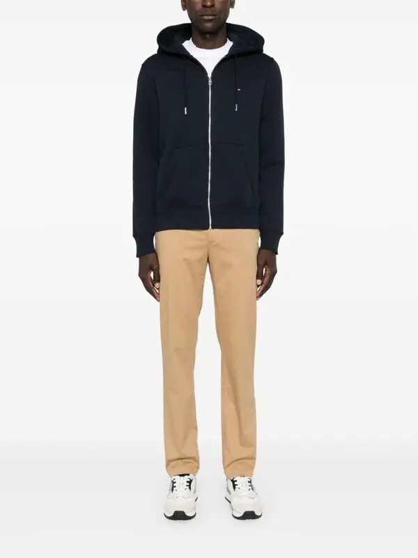 Tommy Hilfiger Cotton-blend Chino Trousers - Neutrals