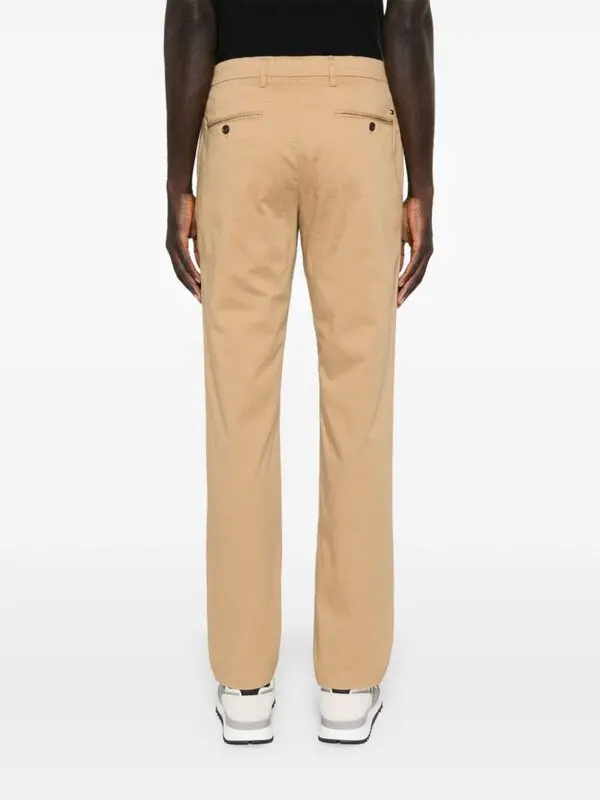 Tommy Hilfiger Cotton-blend Chino Trousers - Neutrals