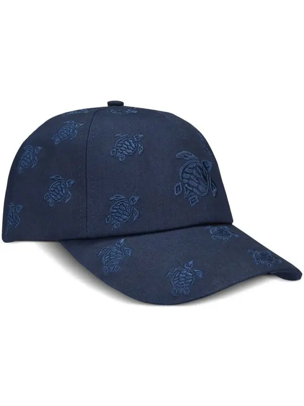 Vilebrequin Embroidered Turtles Cap - Blue