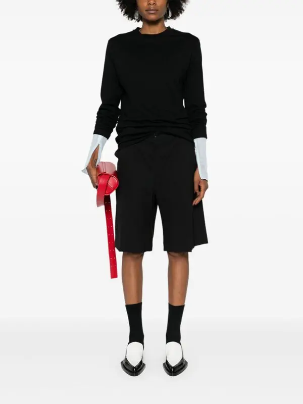 JIL SANDER Logo-print Cotton T-shirt - Black