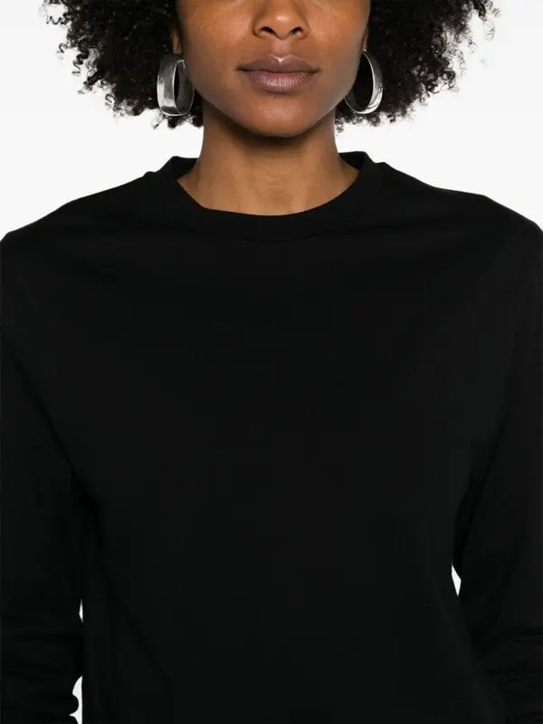 JIL SANDER Logo-print Cotton T-shirt - Black