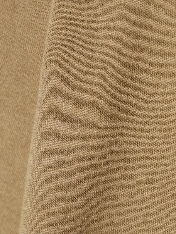 Max Mara Warren Silk And Cashmere-blend Sweater - Brown