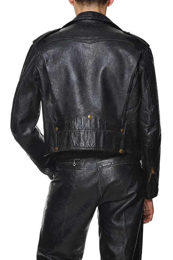 Vintage Horsehide Leather Hercules Moto Jacket