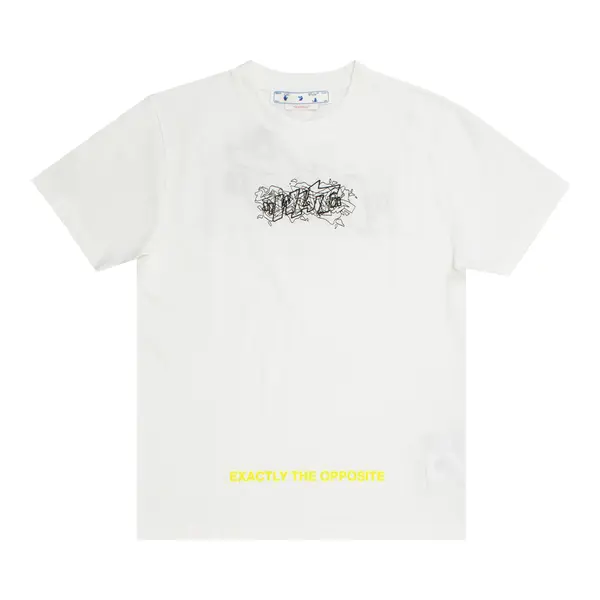 Off-White Graffiti Layers Slim Short-sleeve Tee - White