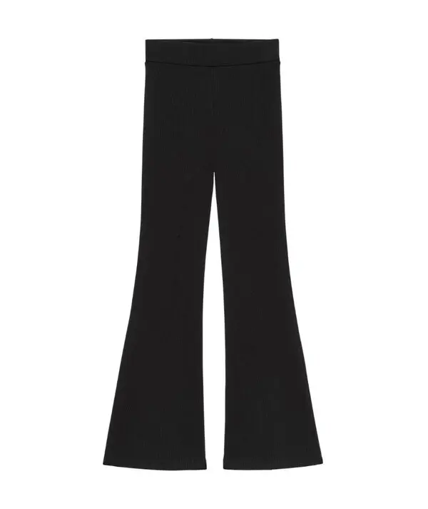 Donni. Rib Kick Flare Pants - Jet