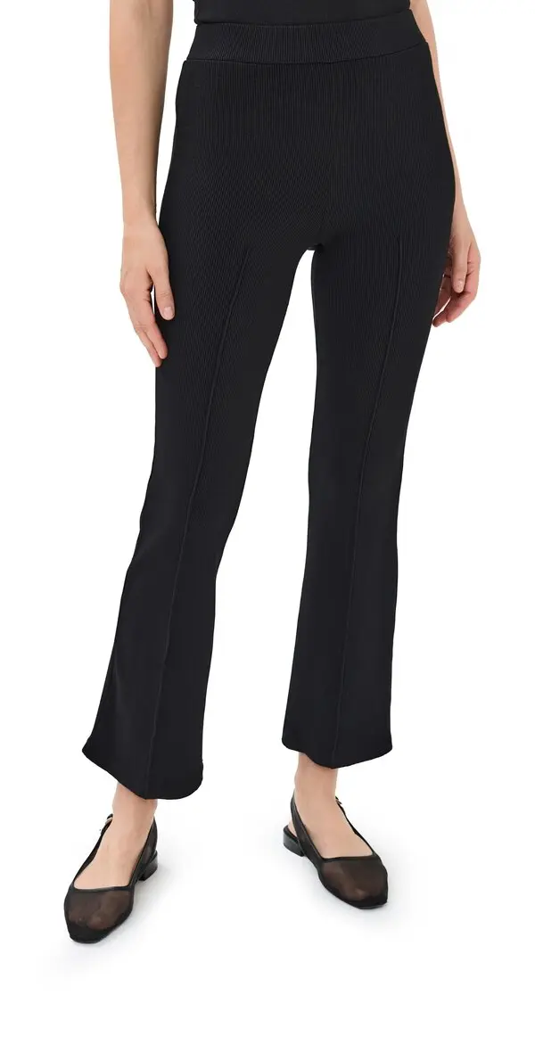 Donni. Rib Kick Flare Pants - Jet