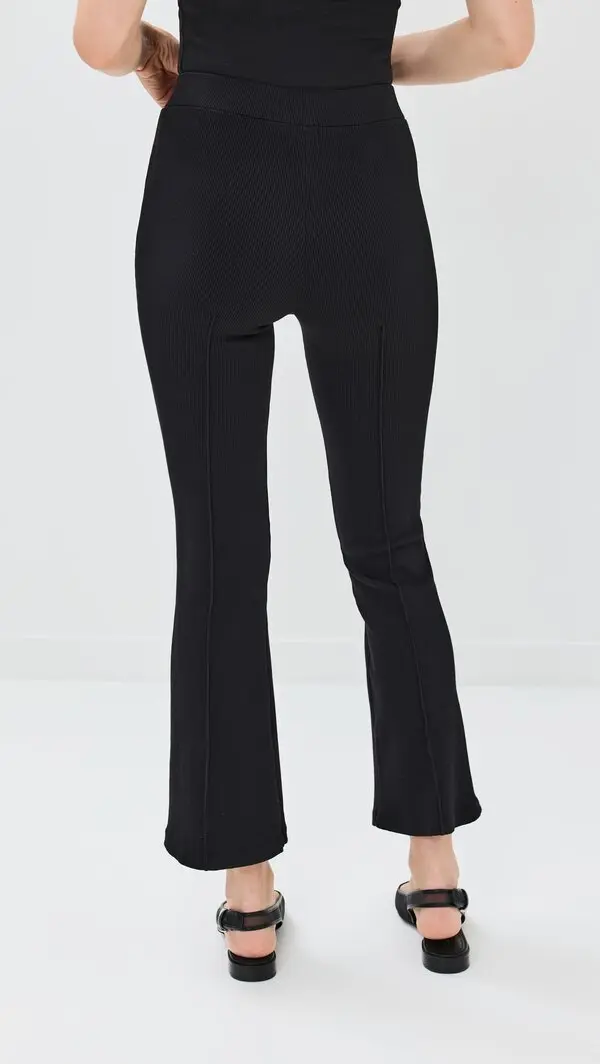 Donni. Rib Kick Flare Pants - Jet