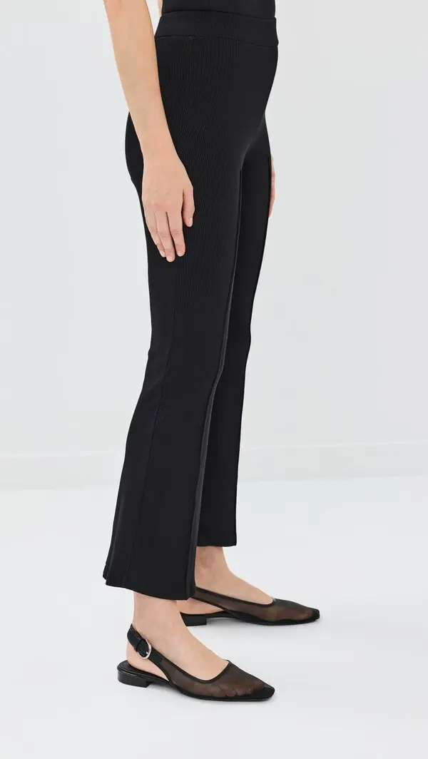 Donni. Rib Kick Flare Pants - Jet