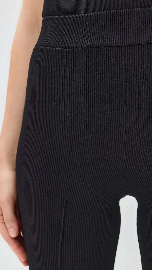 Donni. Rib Kick Flare Pants - Jet