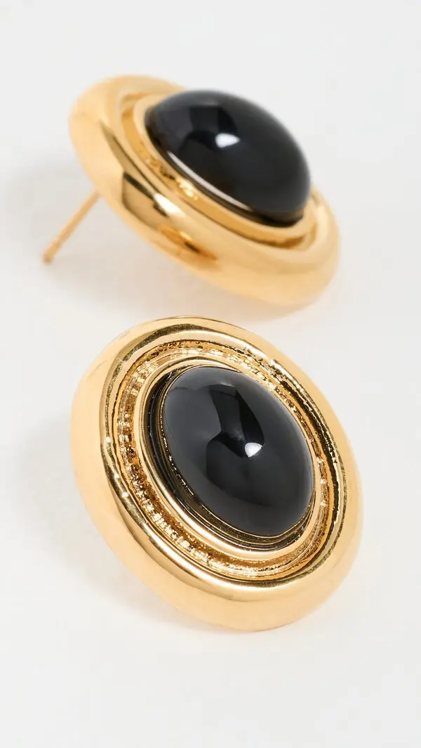 HEAVEN MAYHEM Prize Stud Earrings - Black