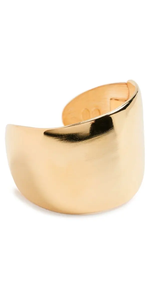 KENNETH JAY LANE Hinged Cuff Bracelet - Gold