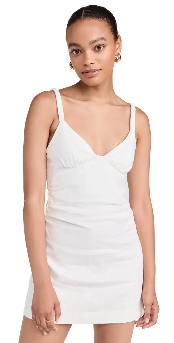 chinese dress ladies Alessandra Midi Dress | Ivory main image 1
