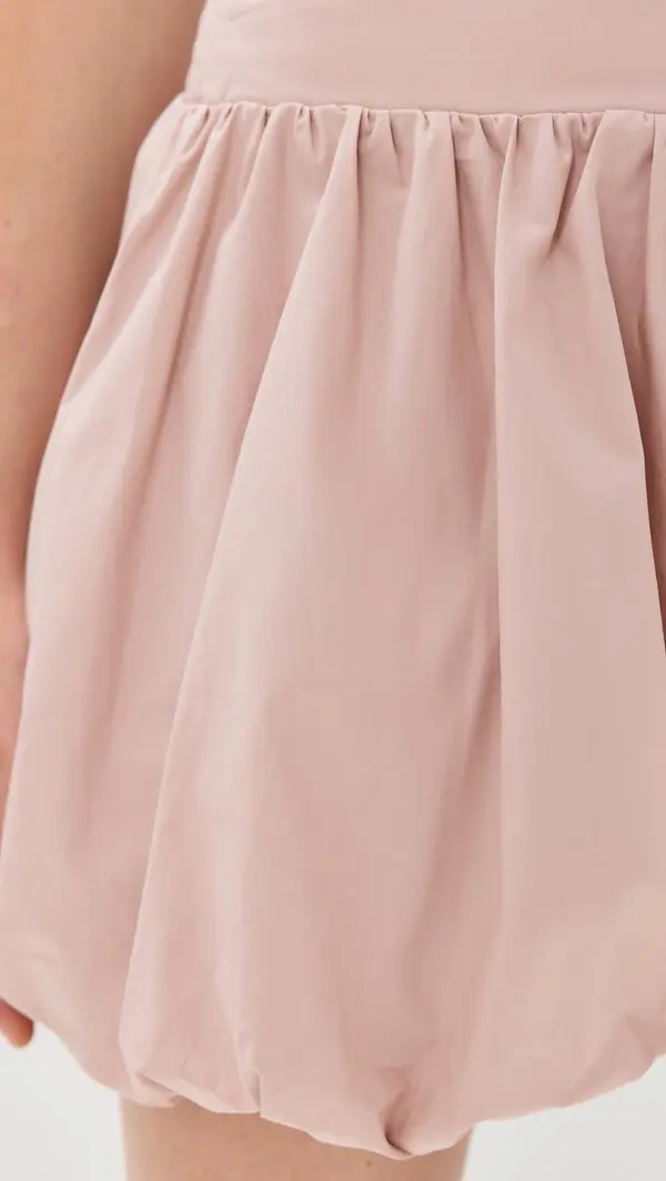 Susana Monaco Poplin Bubble Hem Shorts
